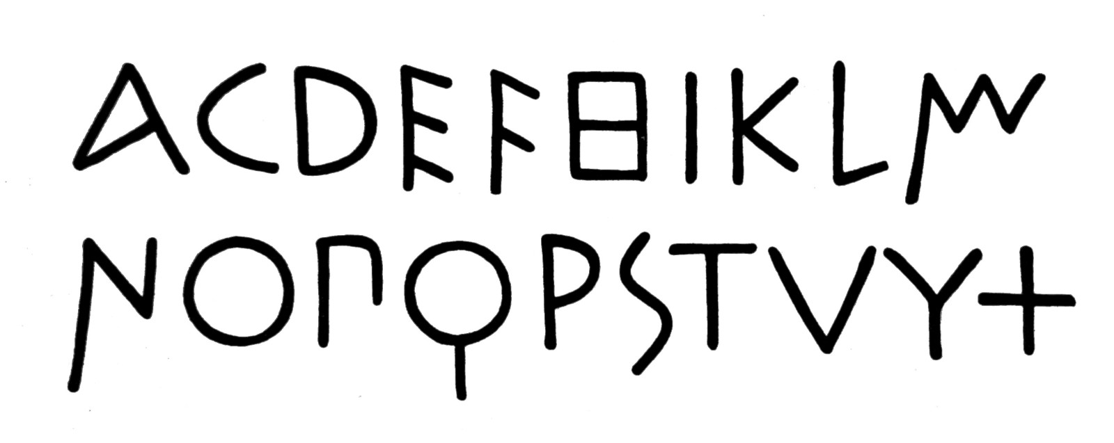 ARETE — Visual History of the Latin Alphabet – Adam Norwood
